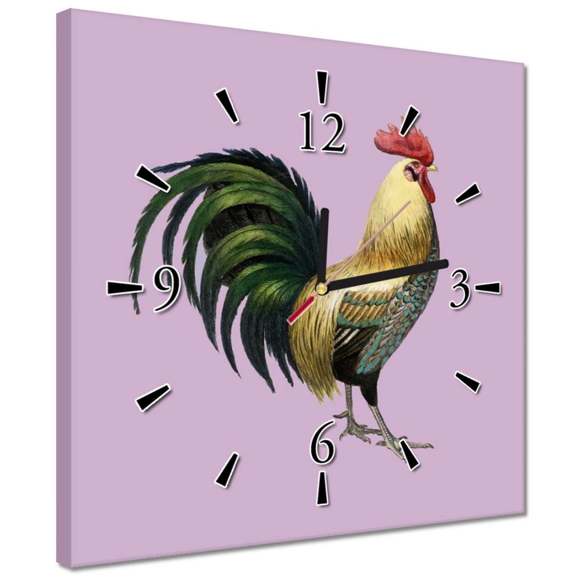 Zegar 30x30cm Kogut Teleranek Kogucik - ZeSmakiem | Sklep EMPIK.COM