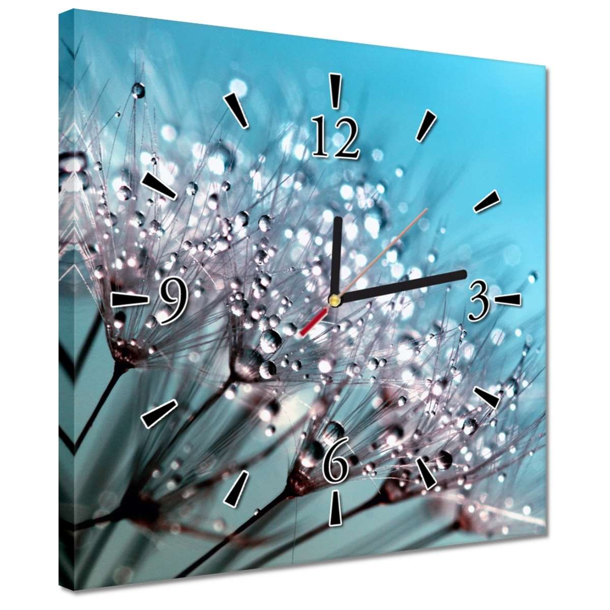 Zegar 30x30cm Krople rosy Dmuchawiec - ZeSmakiem | Sklep EMPIK.COM