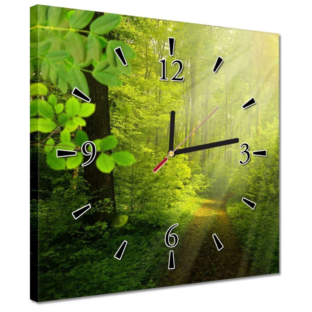 Zegar 30x30cm Magiczny las Promienie - ZeSmakiem | Sklep EMPIK.COM