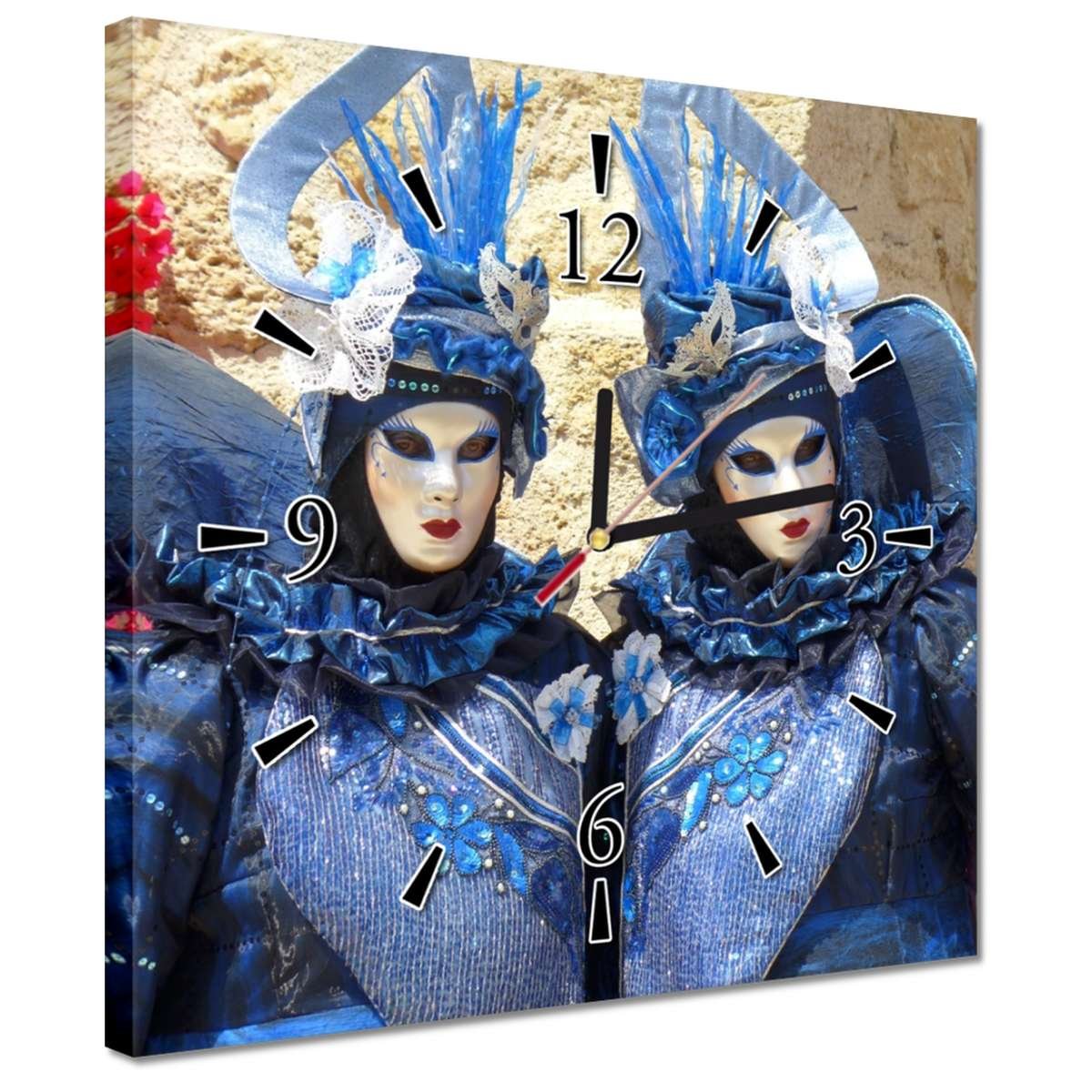 Zegar 30x30cm Maski karnawałowe Wenecja - ZeSmakiem | Sklep EMPIK.COM
