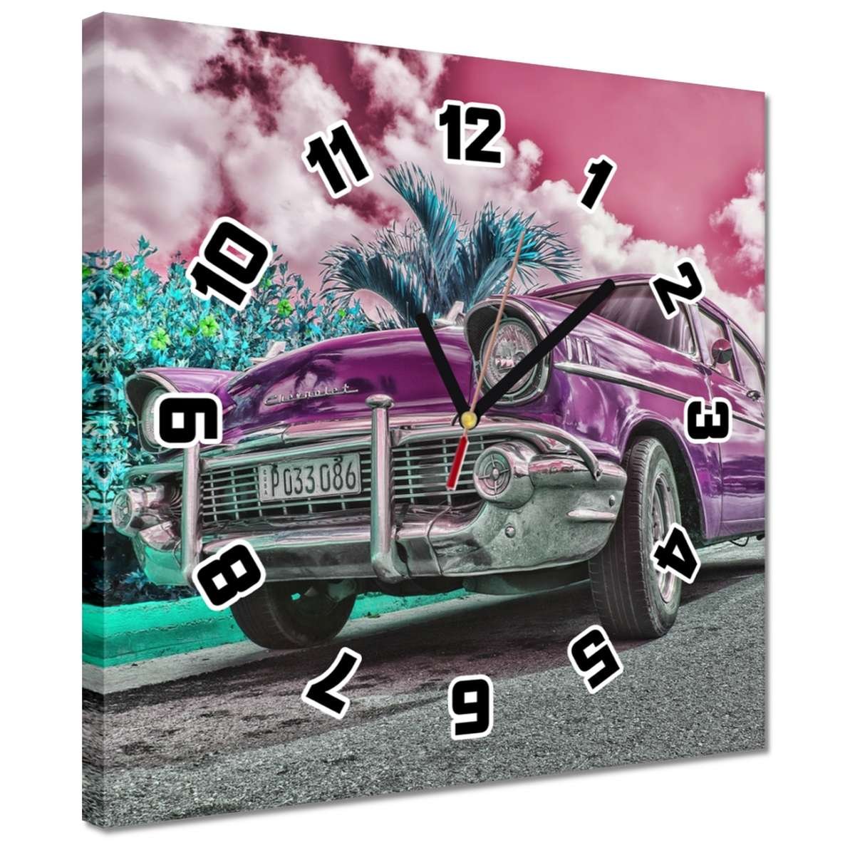 Zegar 30x30cm Oldtimer Chevrolet - ZeSmakiem | Sklep EMPIK.COM