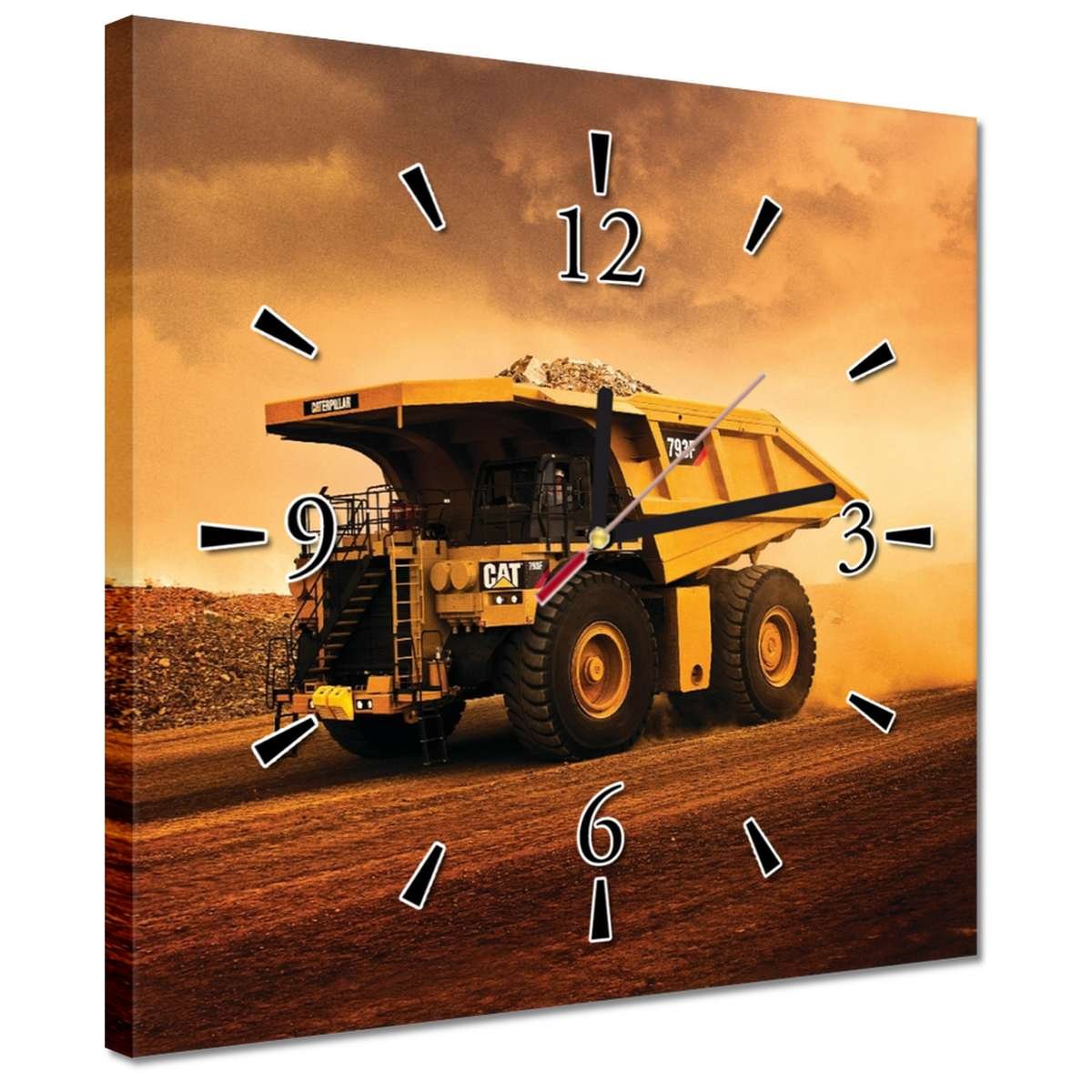 Zegar 30x30cm Pan Maniek i ciężarówka - Inna marka | Sklep EMPIK.COM