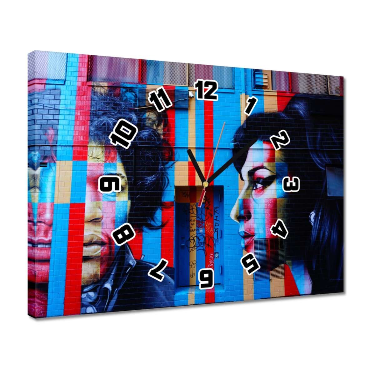 Zegar 40x30cm Amy Winehouse Graffiti - ZeSmakiem | Sklep EMPIK.COM