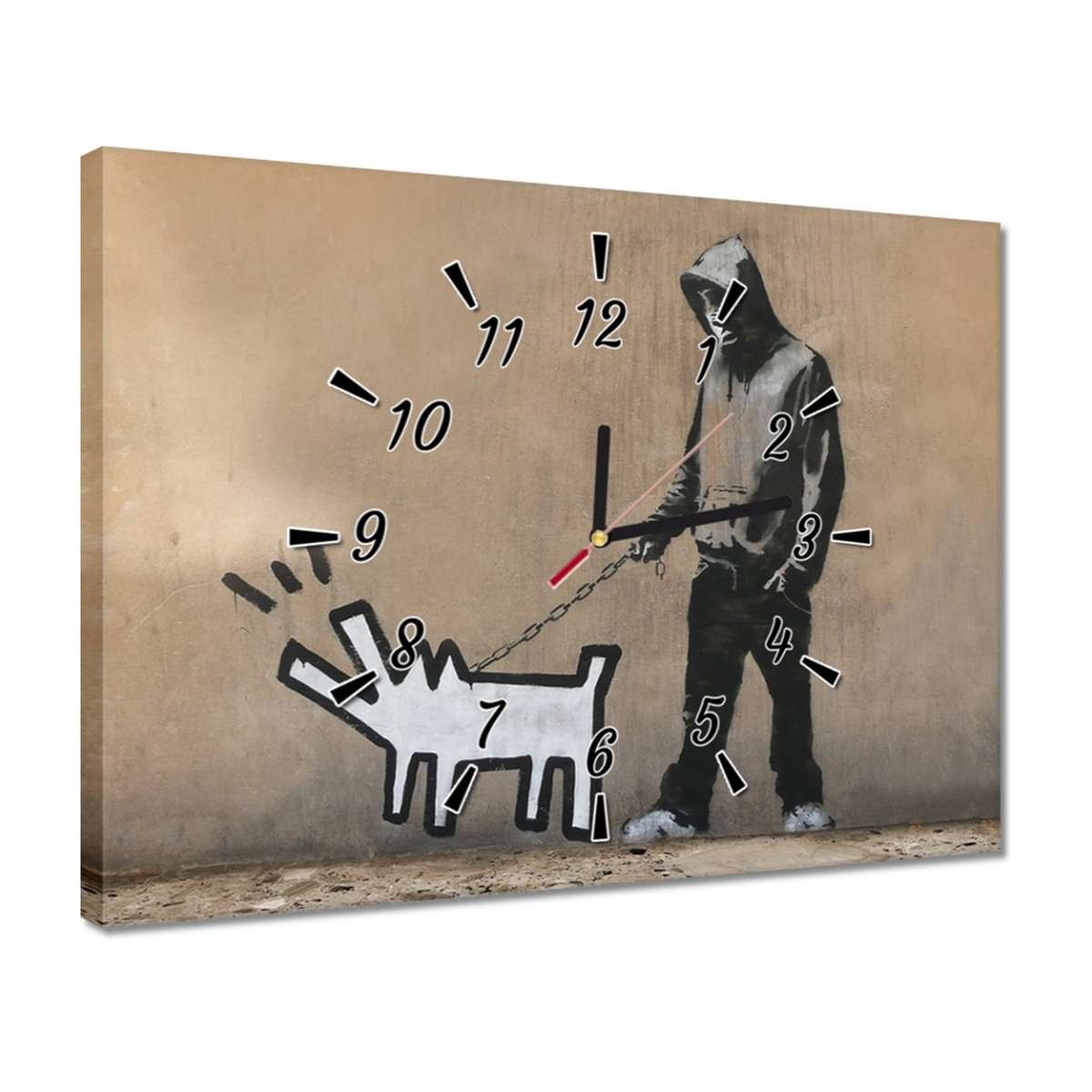 Zegar 40x30cm Banksy Piesek - ZeSmakiem | Sklep EMPIK.COM