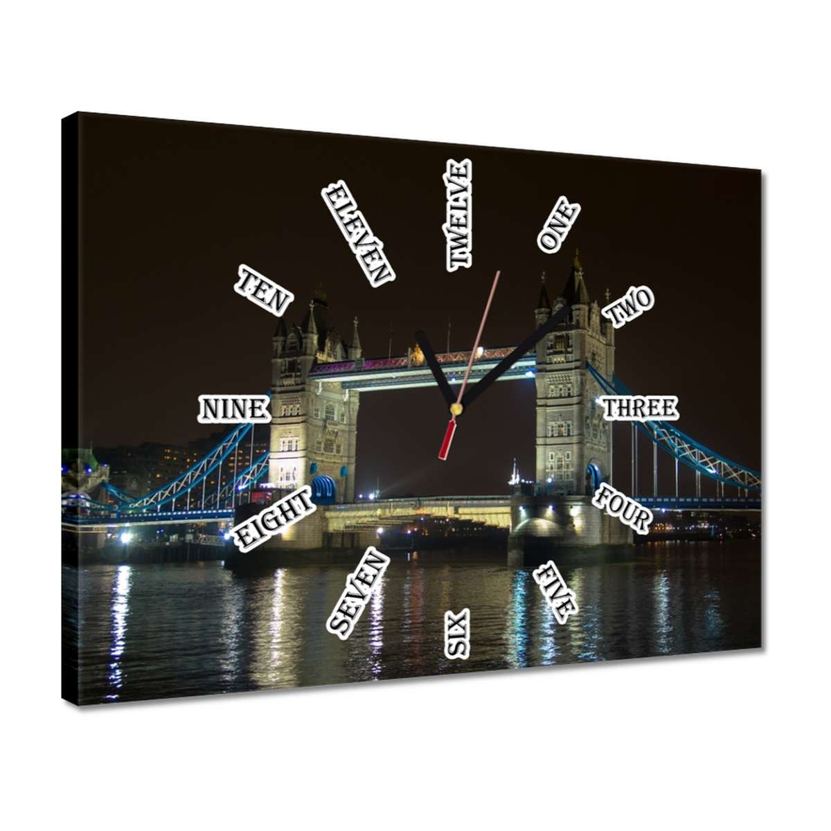 Zegar 40x30cm Londyn Most Tower Bridge - ZeSmakiem | Sklep EMPIK.COM