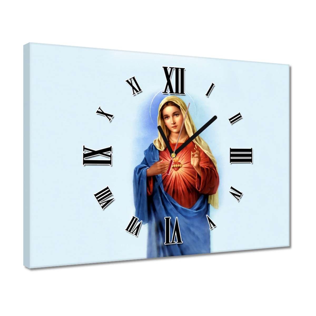 Zegar 40x30cm Matka Boża Serce - ZeSmakiem | Sklep EMPIK.COM