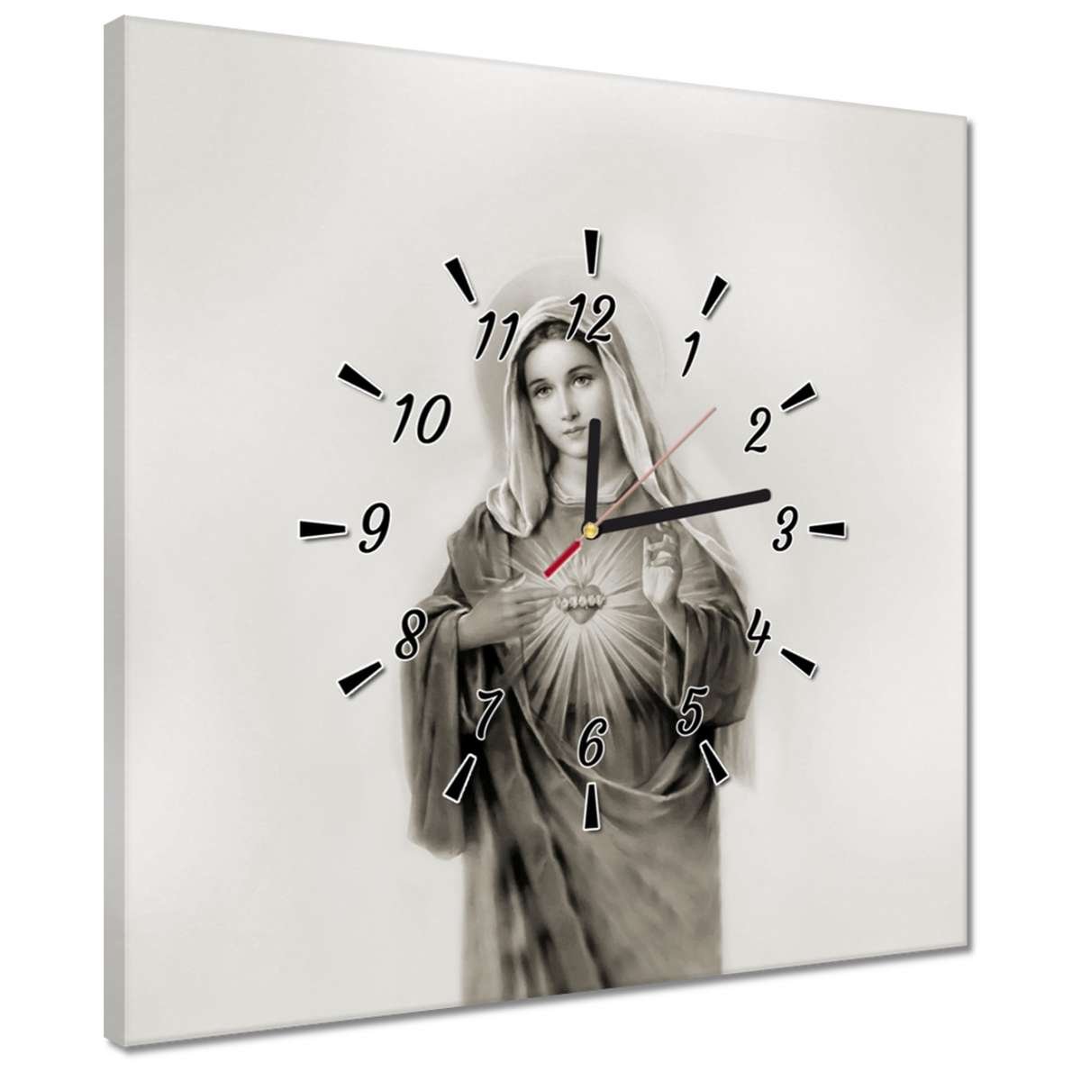 Zegar 40x40cm Matka Boska na prezent - ZeSmakiem | Sklep EMPIK.COM