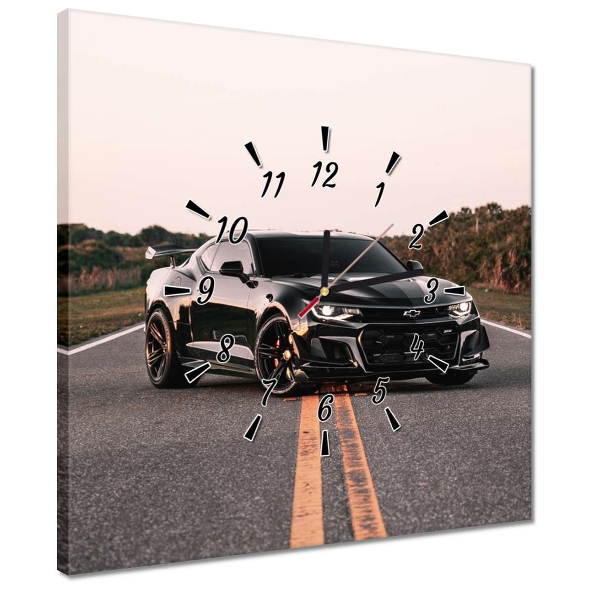 Zegar 40x40cm Motoryzacja Samochód Auta - ZeSmakiem | Sklep EMPIK.COM