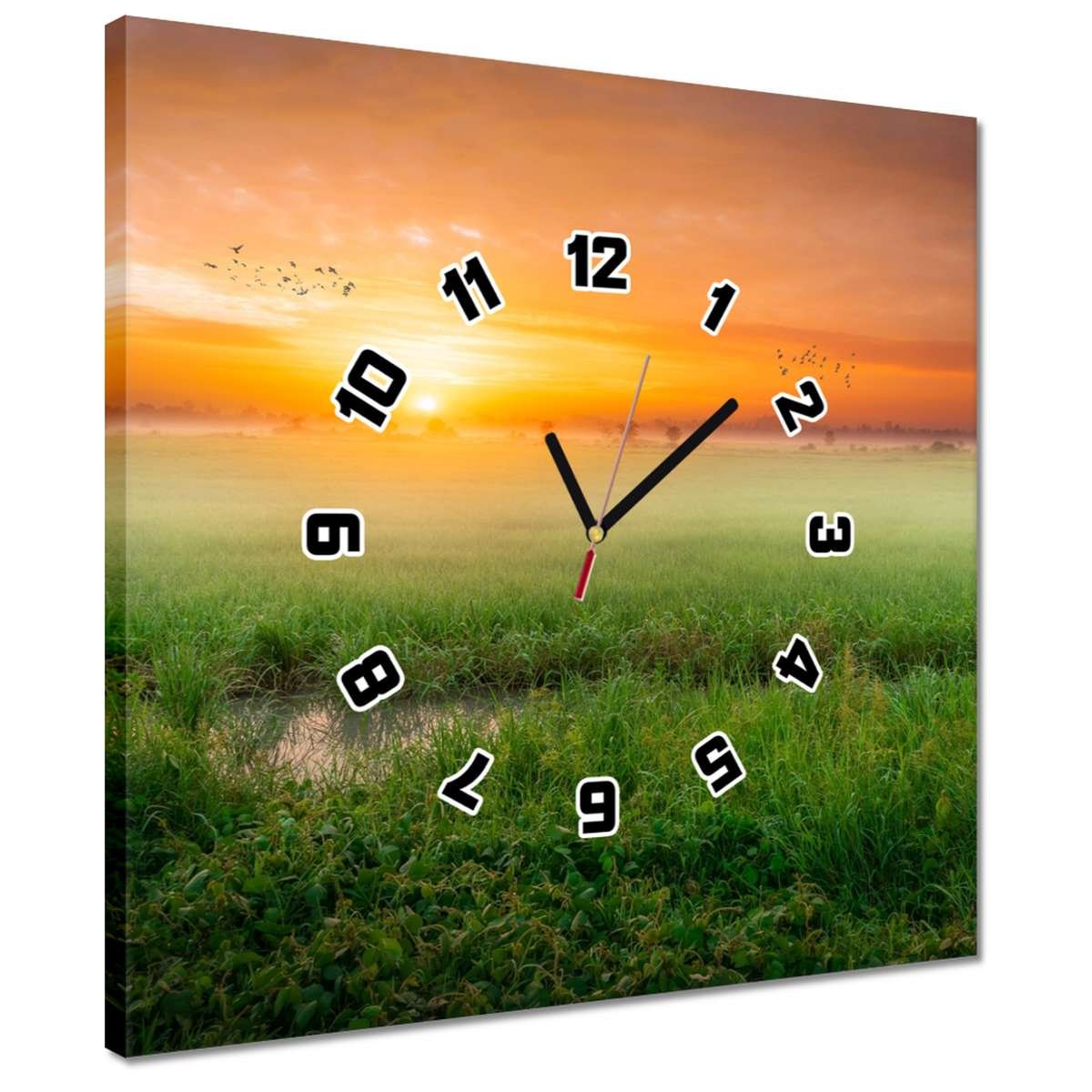 Zegar 40x40cm Wschód słońca Pobudka - ZeSmakiem | Sklep EMPIK.COM
