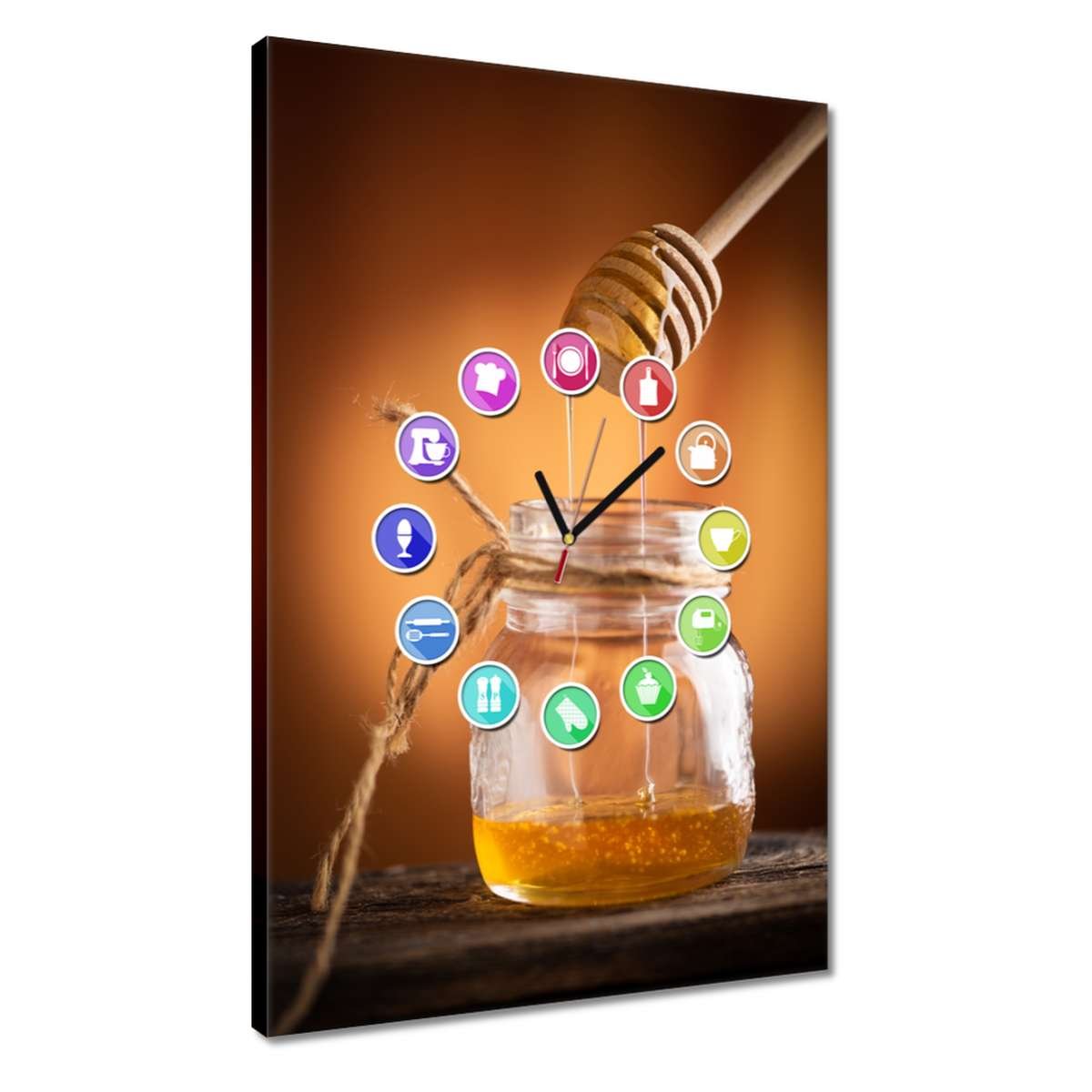 Zegar 40x60cm Czerpak do miodu pasieka - ZeSmakiem | Sklep EMPIK.COM