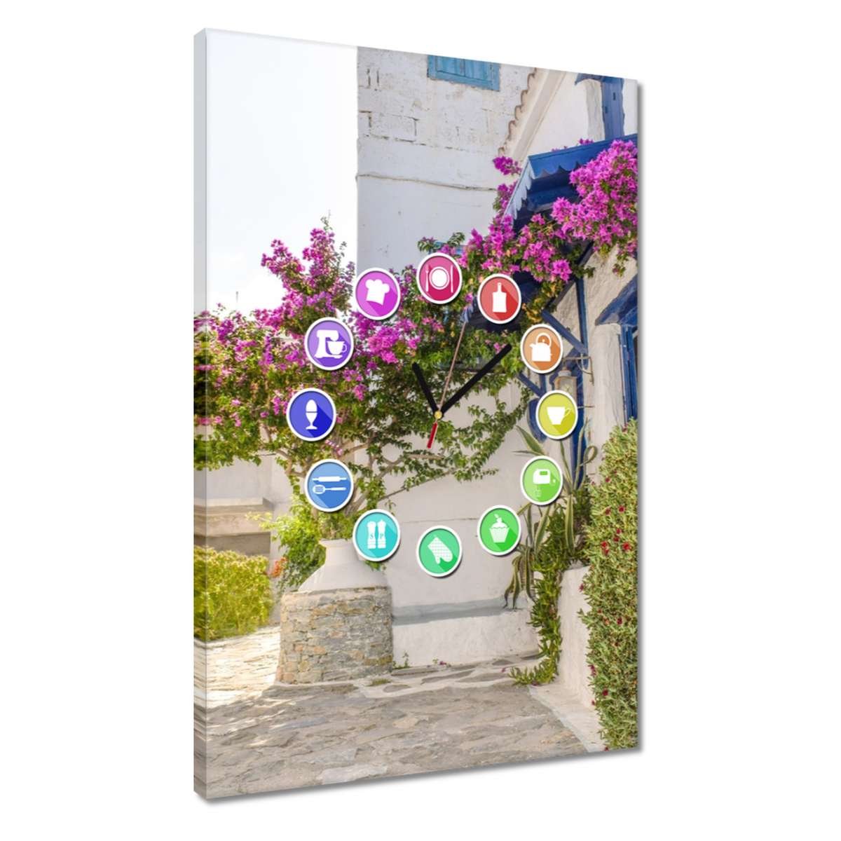Zegar 40x60cm Grecja Santorini - ZeSmakiem | Sklep EMPIK.COM