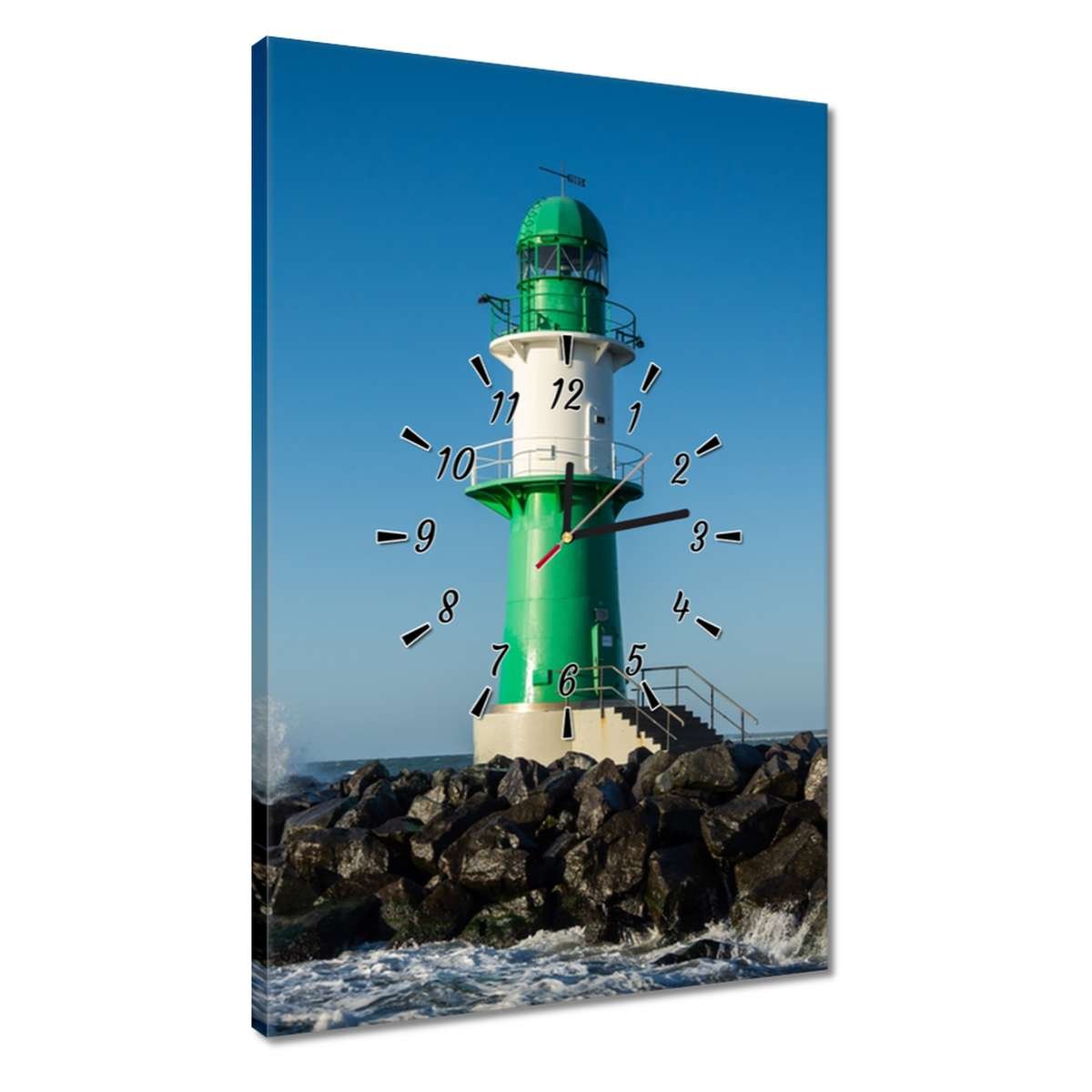 Zegar 40x60cm Latarnia morska Morze - ZeSmakiem | Sklep EMPIK.COM