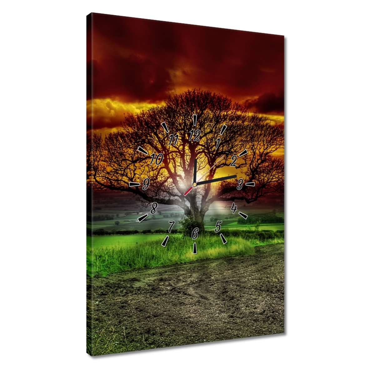 Zegar 40x60cm Magiczne drzewo krajobraz - ZeSmakiem | Sklep EMPIK.COM
