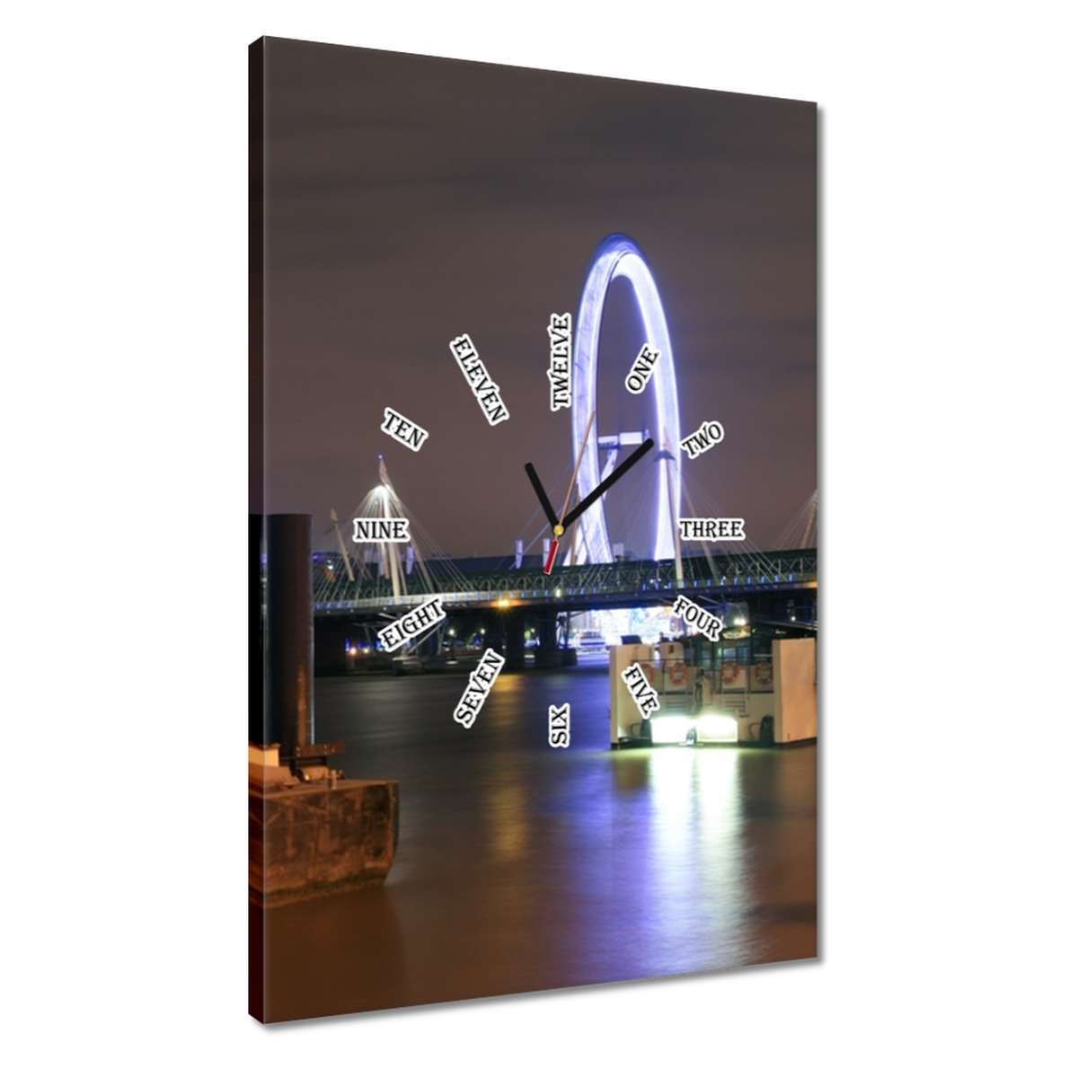 Zegar 40x60cm Nocne zdjęcie z Londynu - ZeSmakiem | Sklep EMPIK.COM