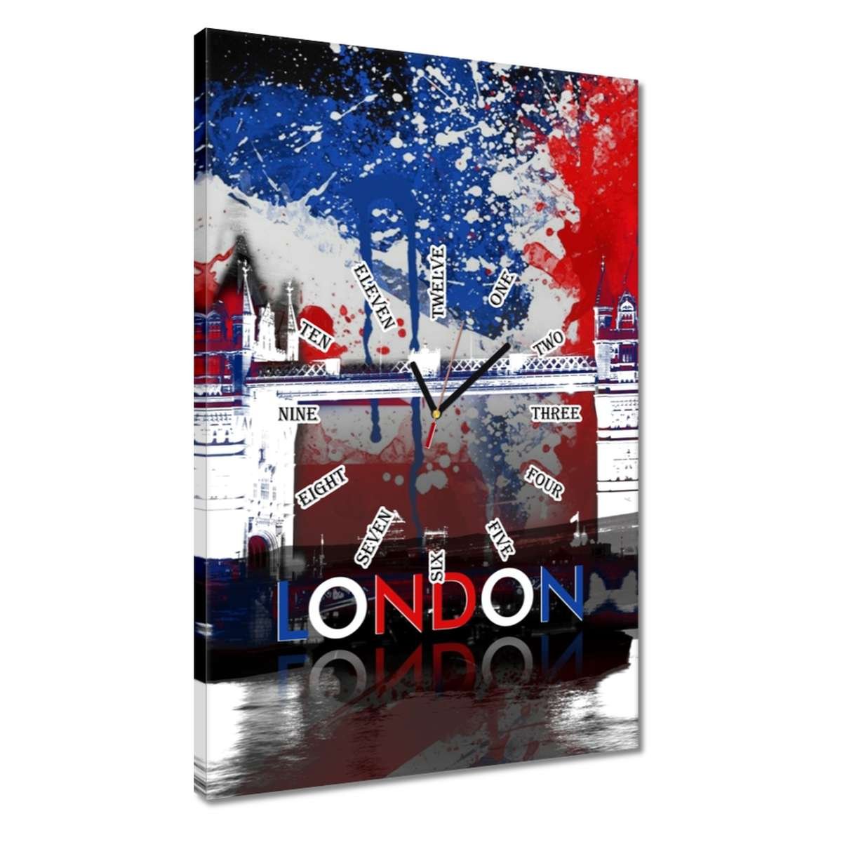 Zegar 40x60cm Tower Bridge z flagą - ZeSmakiem | Sklep EMPIK.COM