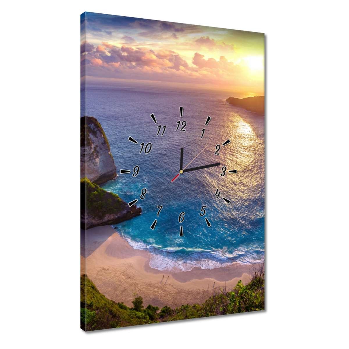 Zegar 40x60cm Zachód słońca nad morzem - ZeSmakiem | Sklep EMPIK.COM