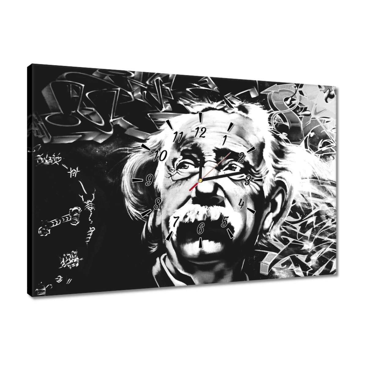 Zegar 60x40cm Albert Einstein Graffiti - ZeSmakiem | Sklep EMPIK.COM