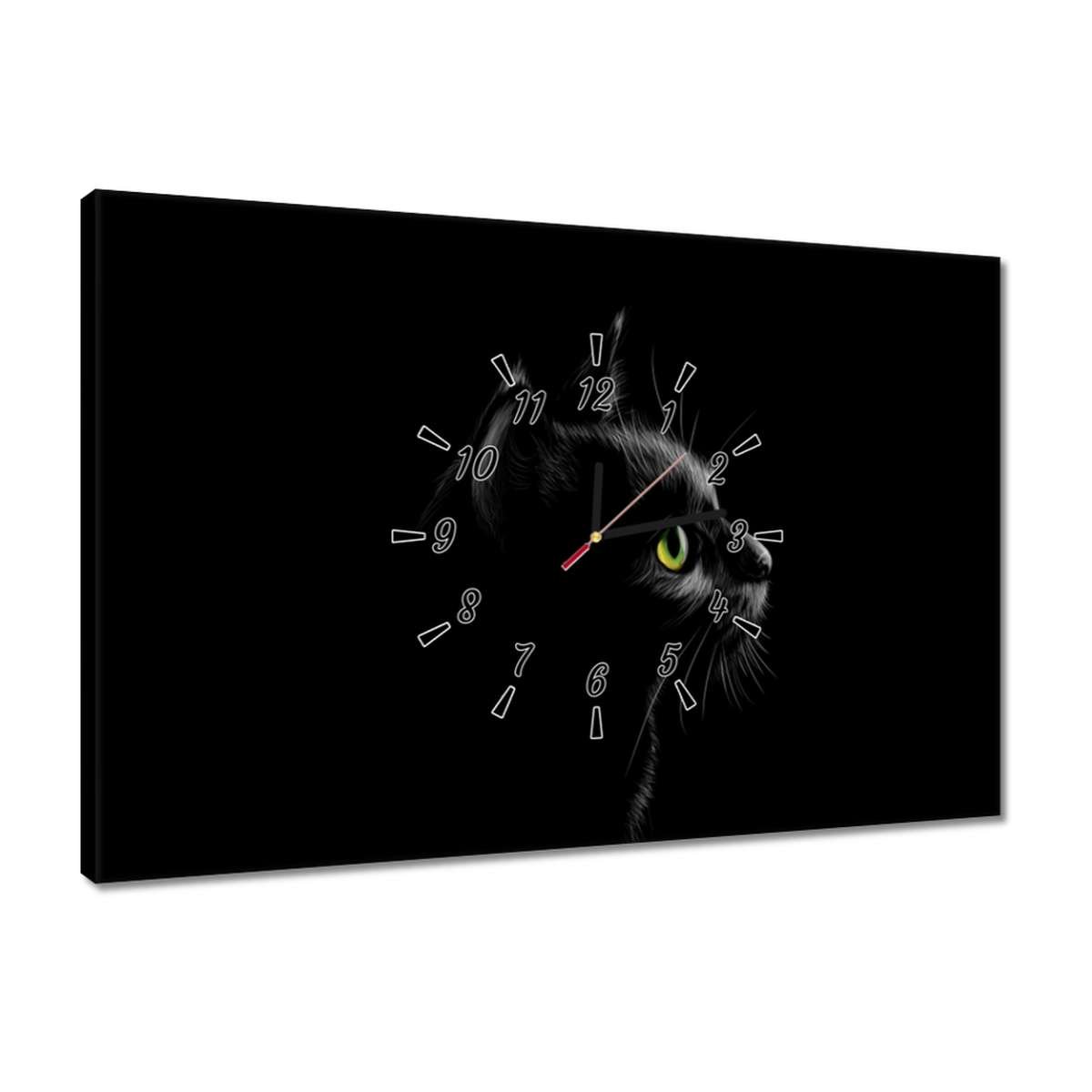 Zegar 60x40cm Czarny kotek kiciuś kot - ZeSmakiem | Sklep EMPIK.COM