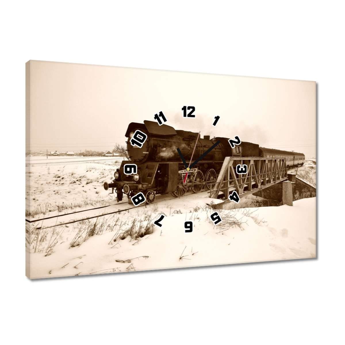 Zegar 60x40cm Parowóz Ol 49-59 Wolsztyn - ZeSmakiem | Sklep EMPIK.COM