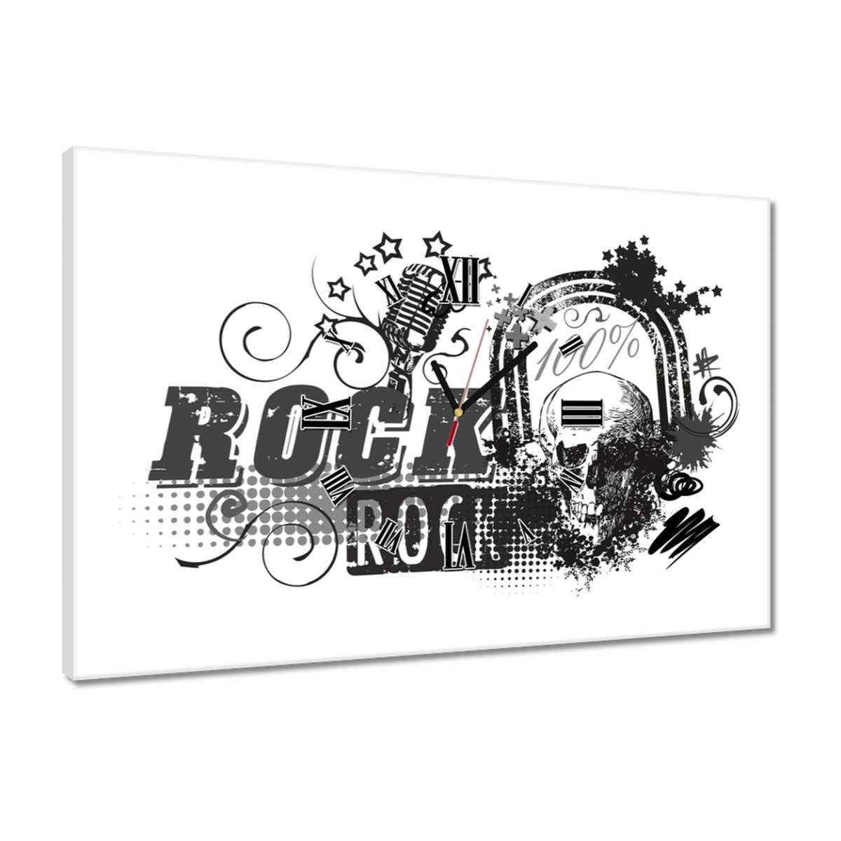 Zegar 60x40cm Rock muzyka rockowa - ZeSmakiem | Sklep EMPIK.COM