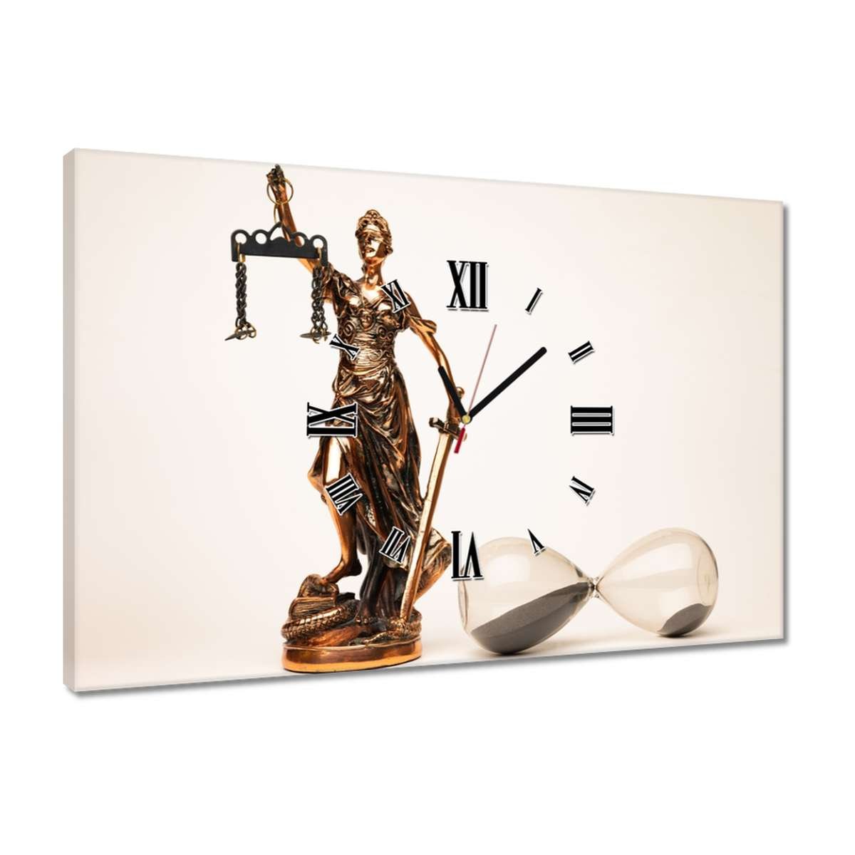 Zegar 60x40cm Temida symbol prawa - ZeSmakiem | Sklep EMPIK.COM