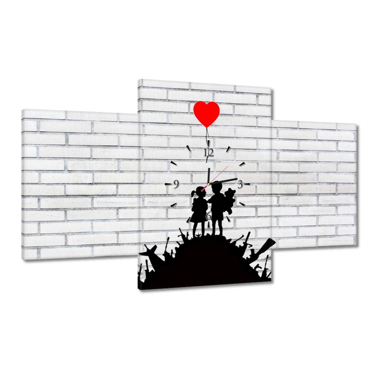 Zegar Banksy Sterta broni Balon, 100x60cm - ZeSmakiem | Sklep EMPIK.COM