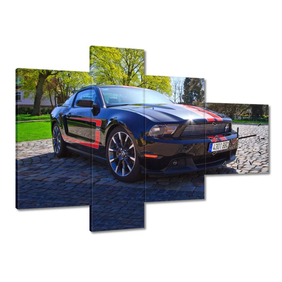 Zegar Ford Mustang, 100x70cm - ZeSmakiem | Sklep EMPIK.COM