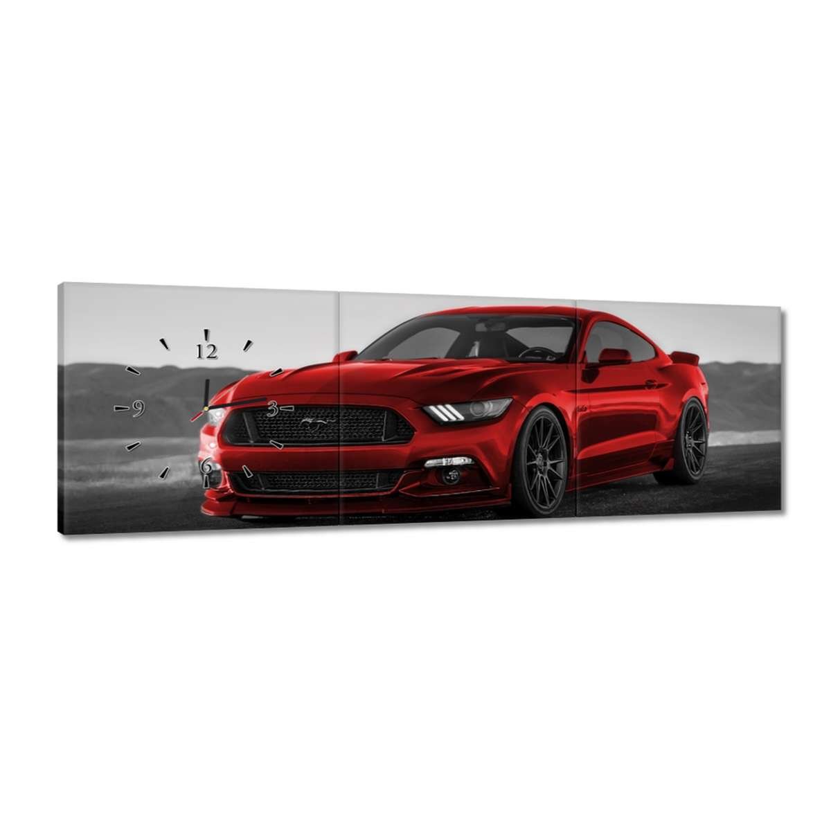 Zegar Ford Mustang, 120x40cm - ZeSmakiem | Sklep EMPIK.COM