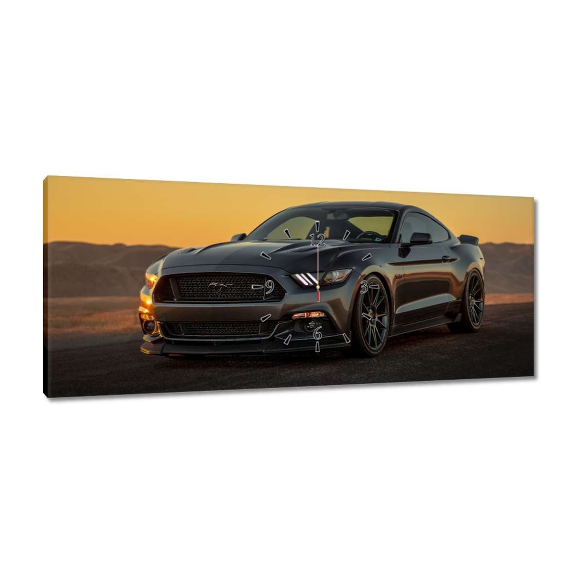 Zegar Ford Mustang made in USA, 100x40cm - ZeSmakiem | Sklep EMPIK.COM