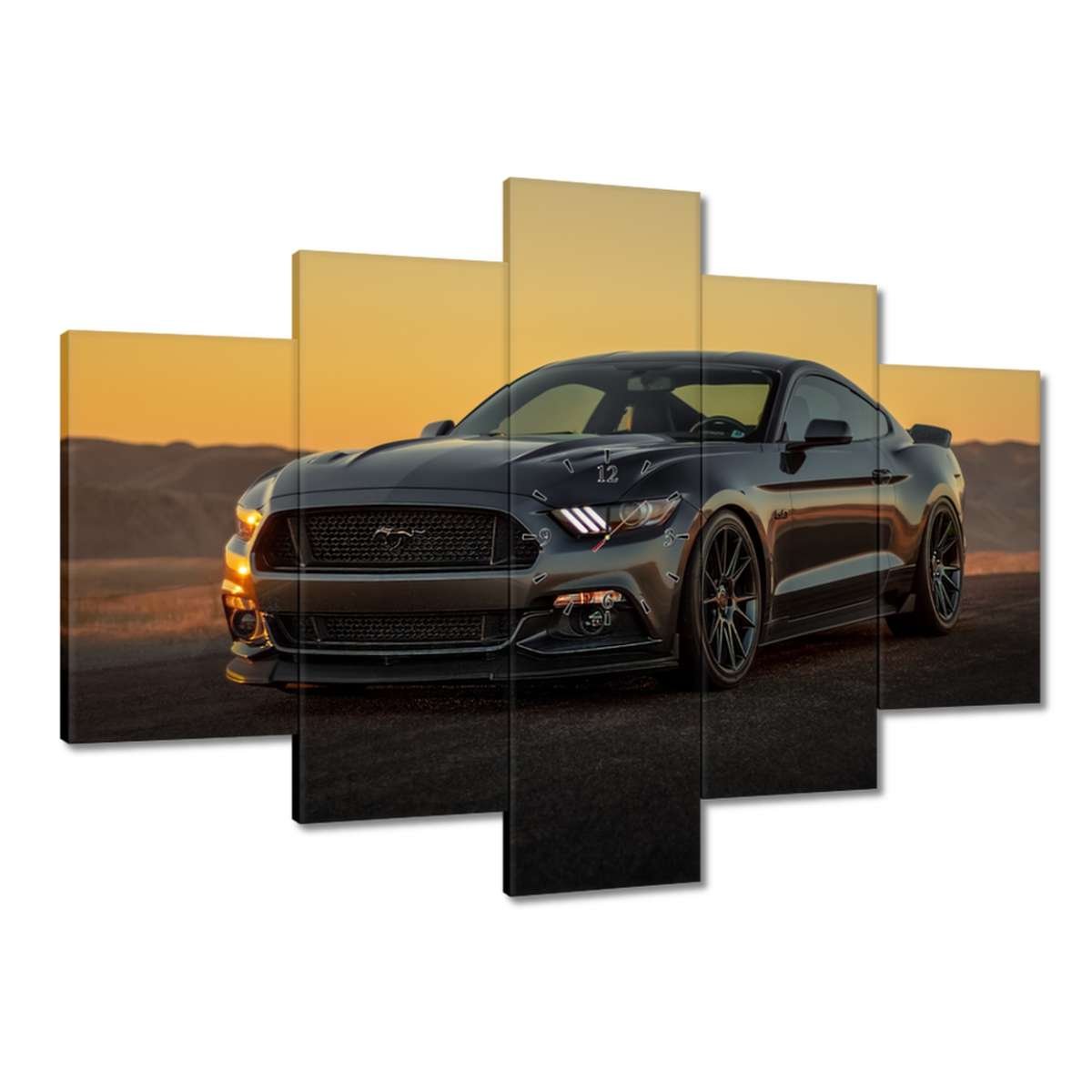 Zegar Ford Mustang made in USA, 150x105cm - ZeSmakiem | Sklep EMPIK.COM