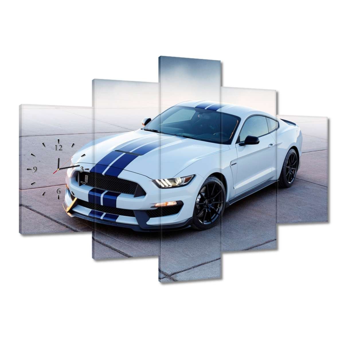 Zegar Ford Mustang Shelby, 150x105cm - ZeSmakiem | Sklep EMPIK.COM