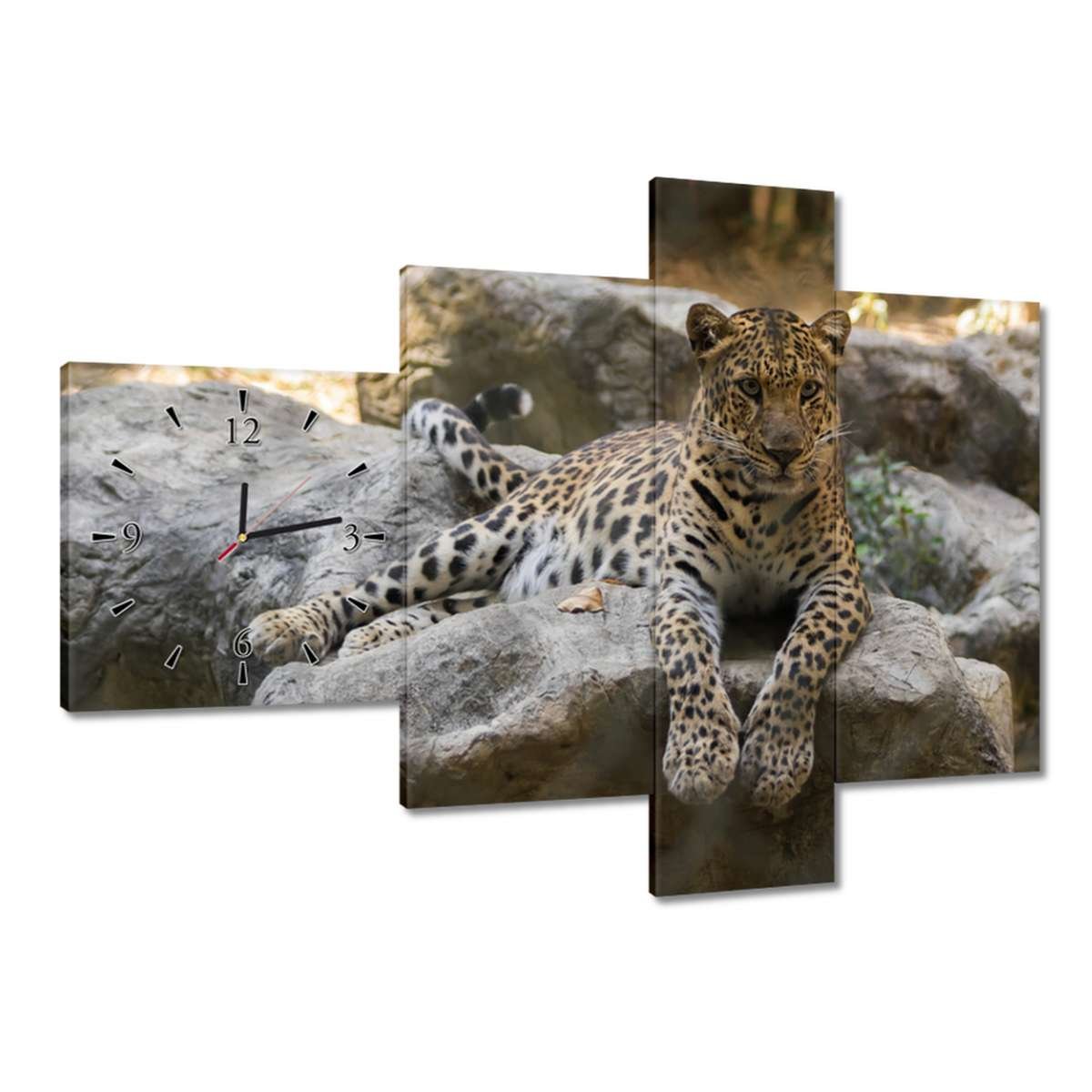 Zegar Lampart, 100x70cm - ZeSmakiem | Sklep EMPIK.COM
