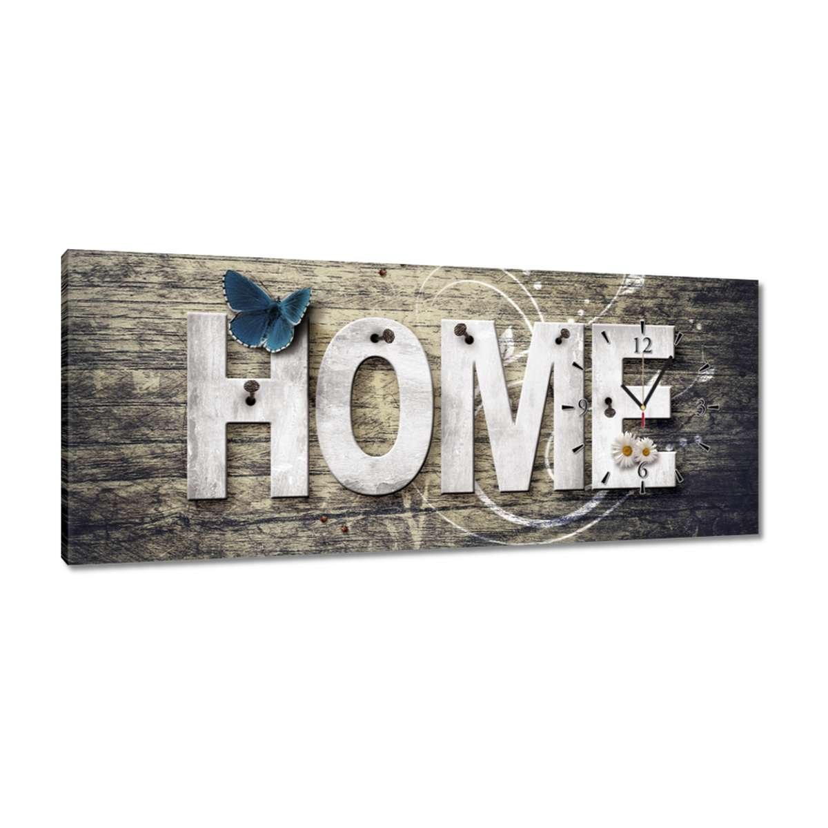 Zegar Napis HOME, 100x40cm - ZeSmakiem | Sklep EMPIK.COM