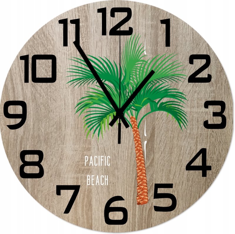 Zegar Ścienny Dekoracyjny Summer Vibe Palma 45 Cm - Inna marka | Sklep ...