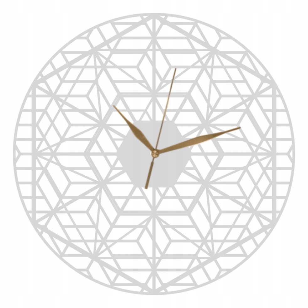 Zegar Ścienny Drewniany Ażurowy do Salonu Modern Loft 35 cm - Inna marka | Sklep EMPIK.COM