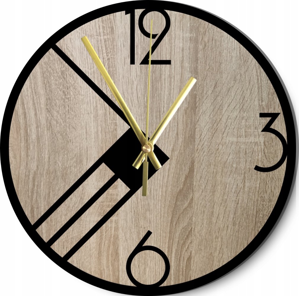 Zegar Ścienny Loft Modern Wood Sonoma 45 cm - Inna marka | Sklep EMPIK.COM