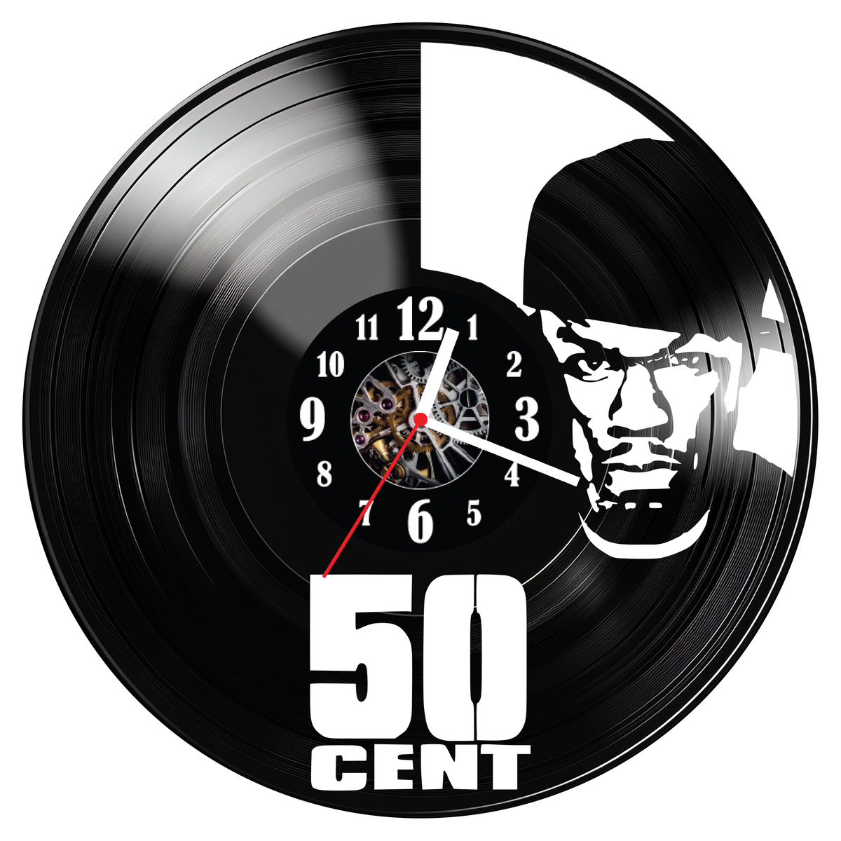 Zegar ścienny z płyty winylowej 50 Cent 854.14 - HOME DRUK | Sklep ...