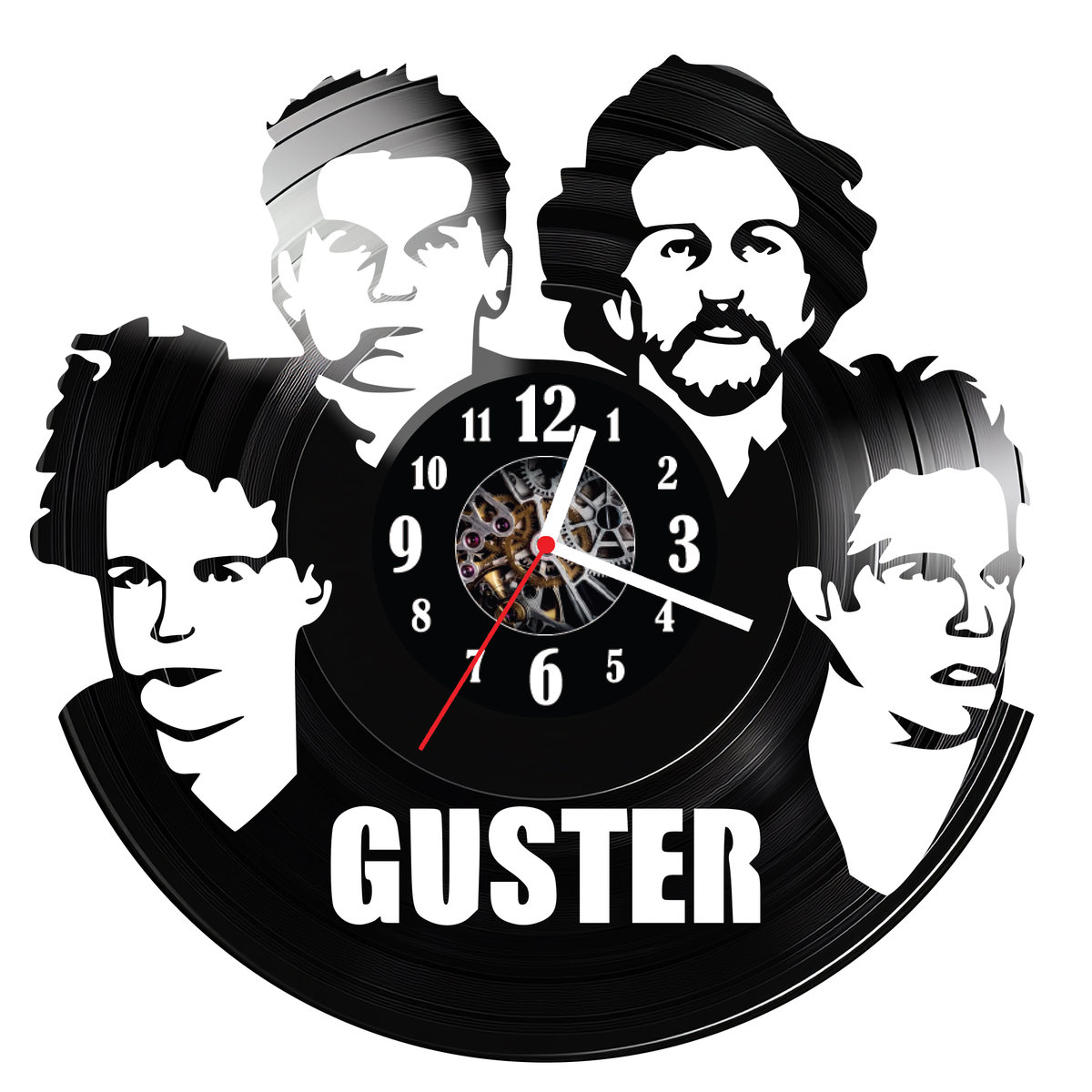 Zegar ścienny z płyty winylowej Guster 1350.14 - HOME DRUK | Sklep ...