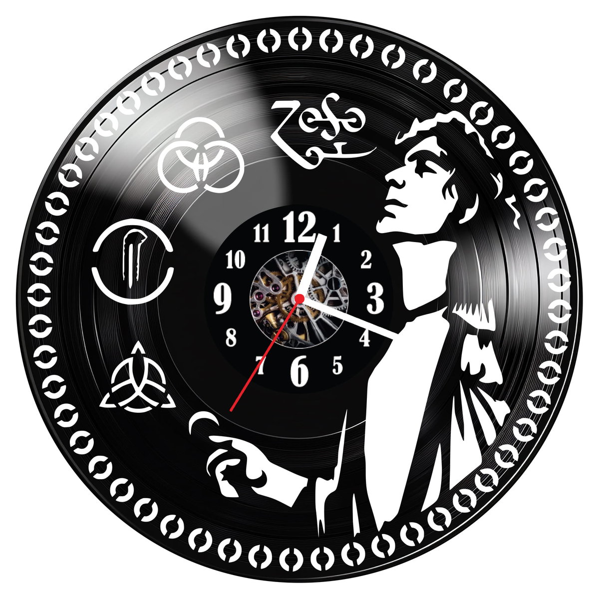 Zegar ścienny z płyty winylowej Led Zeppelin 826.14 - HOME DRUK | Sklep EMPIK.COM