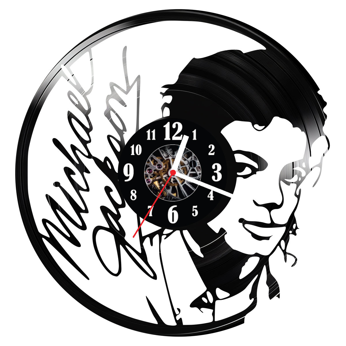 Zegar ścienny z płyty winylowej Michael Jackson 1684.14 - HOME DRUK ...