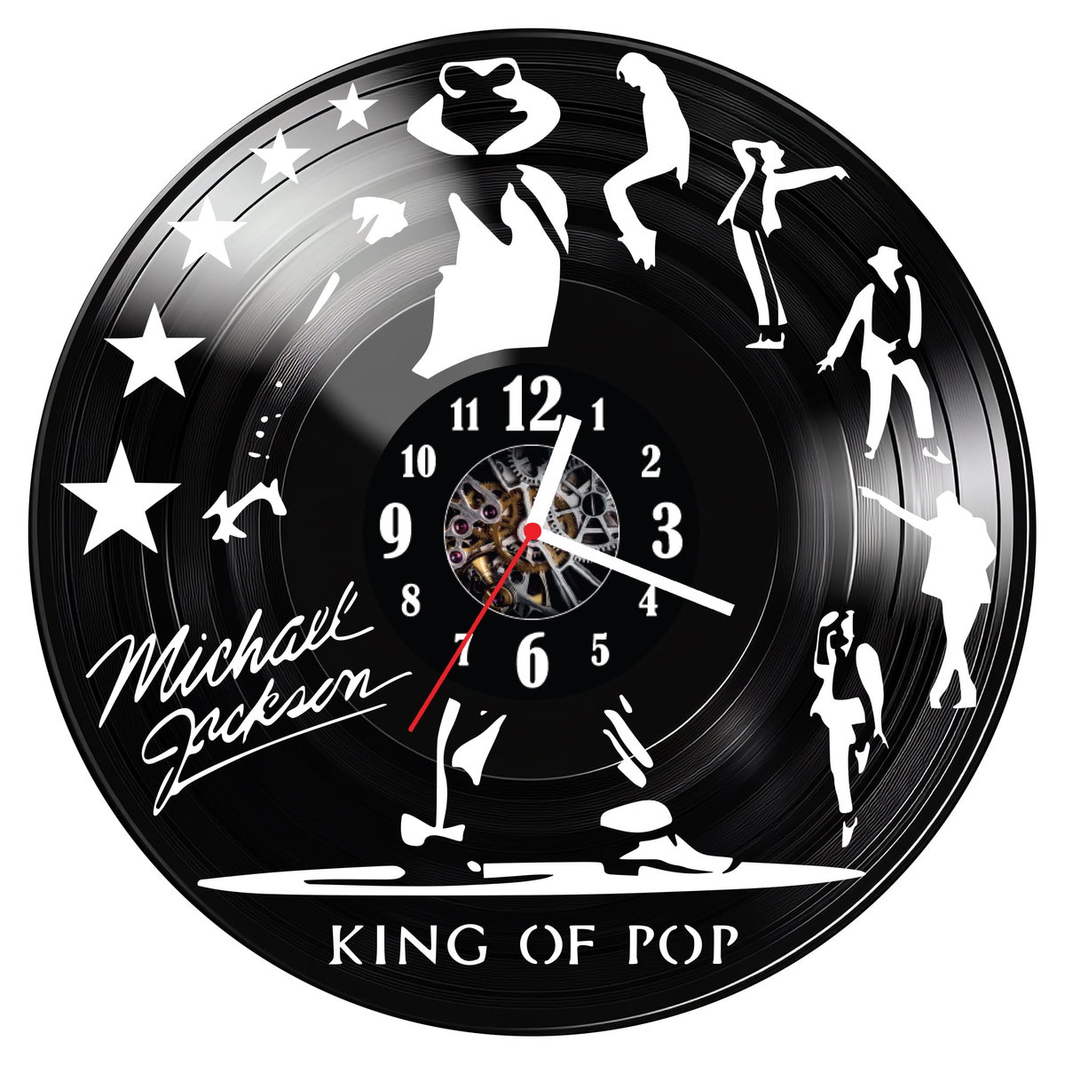 Zegar ścienny z płyty winylowej Michael Jackson 521.14 - HOME DRUK ...