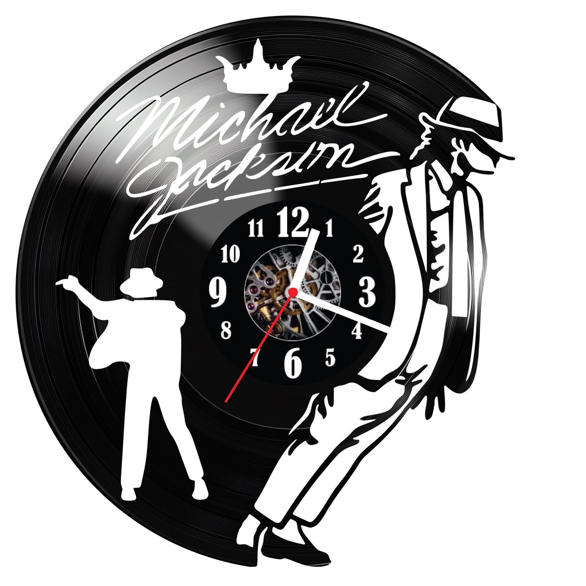Zegar ścienny z płyty winylowej Michael Jackson 548.14 - HOME DRUK ...