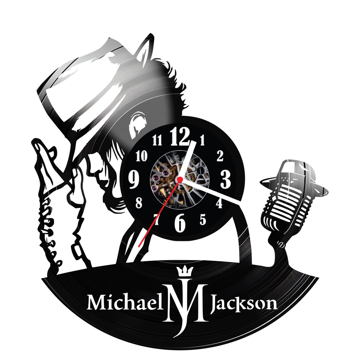 Zegar ścienny z płyty winylowej Michael Jackson 802.14 - HOME DRUK ...