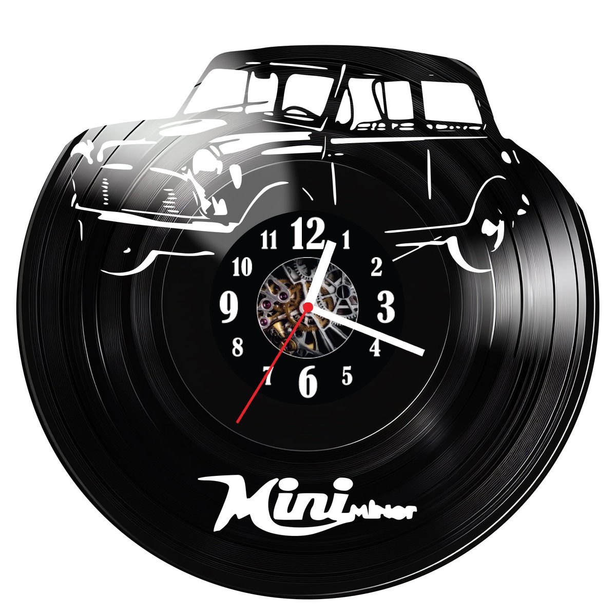 Zegar ścienny z płyty winylowej Mini 549.14 - HOME DRUK | Sklep EMPIK.COM