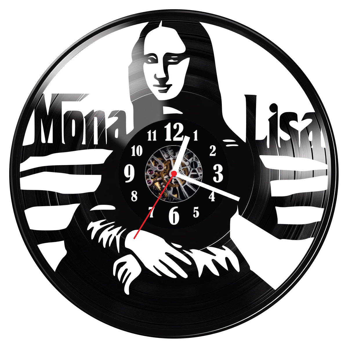 Zegar ścienny z płyty winylowej mona lisa 485.14 - HOME DRUK | Sklep EMPIK.COM
