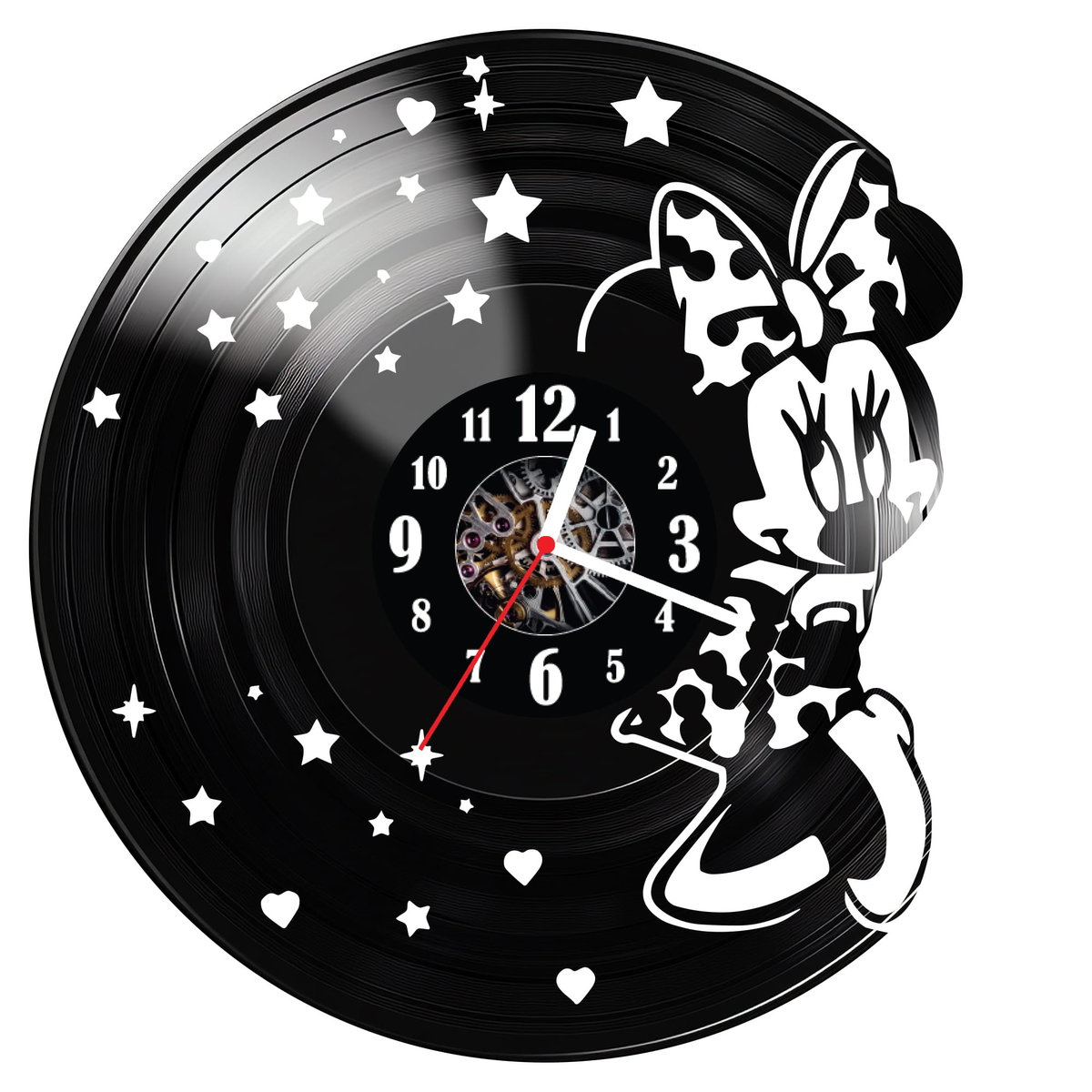 Zegar ścienny z płyty winylowej Myszka Mini 576.14 - HOME DRUK | Sklep EMPIK.COM