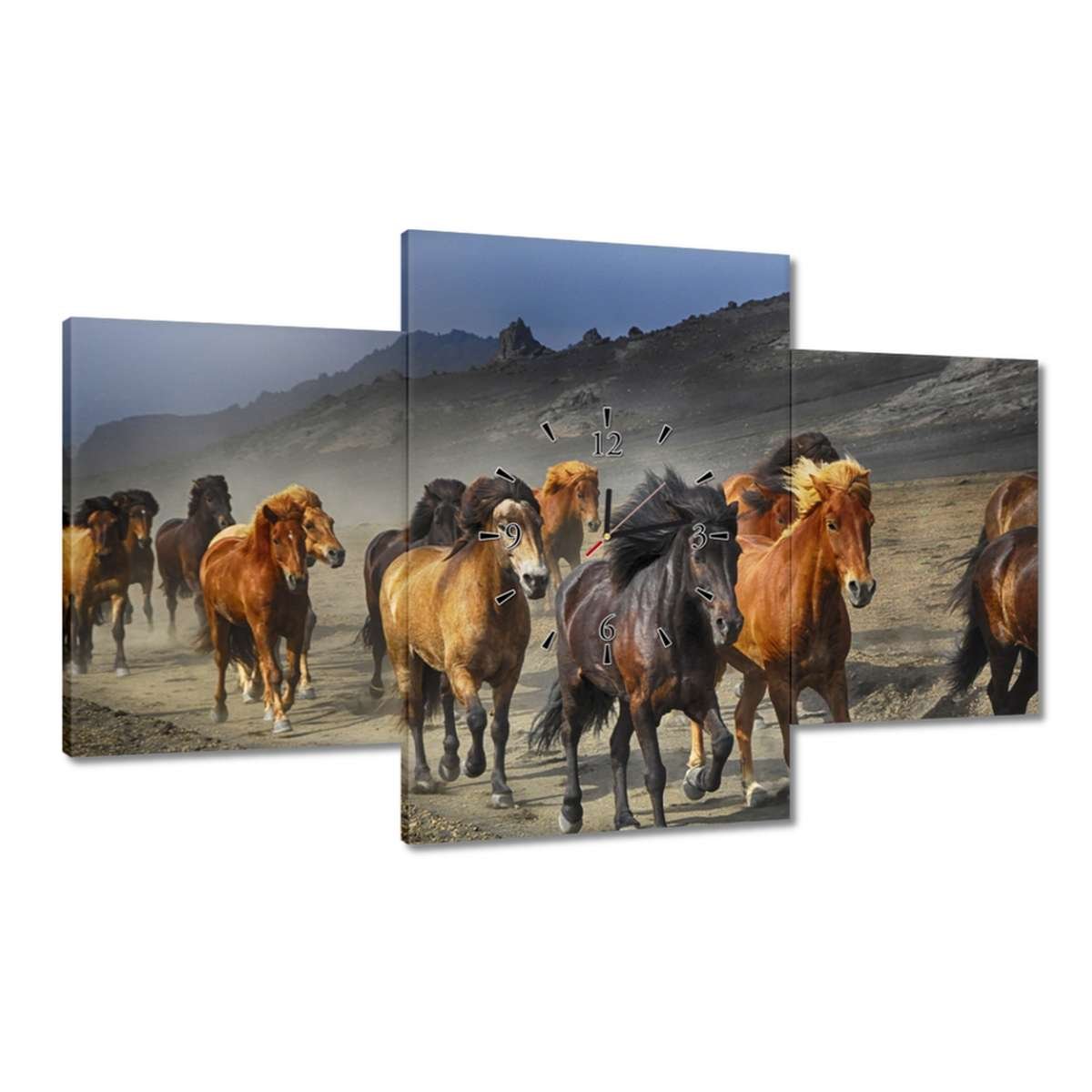 Zegar Stado koni, 100x60cm - ZeSmakiem | Sklep EMPIK.COM