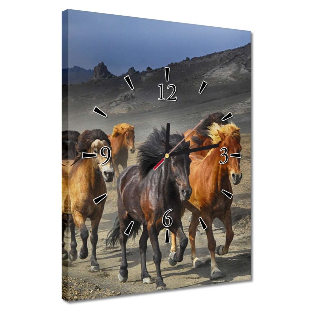 Zegar Stado koni, 30x40cm - ZeSmakiem | Sklep EMPIK.COM