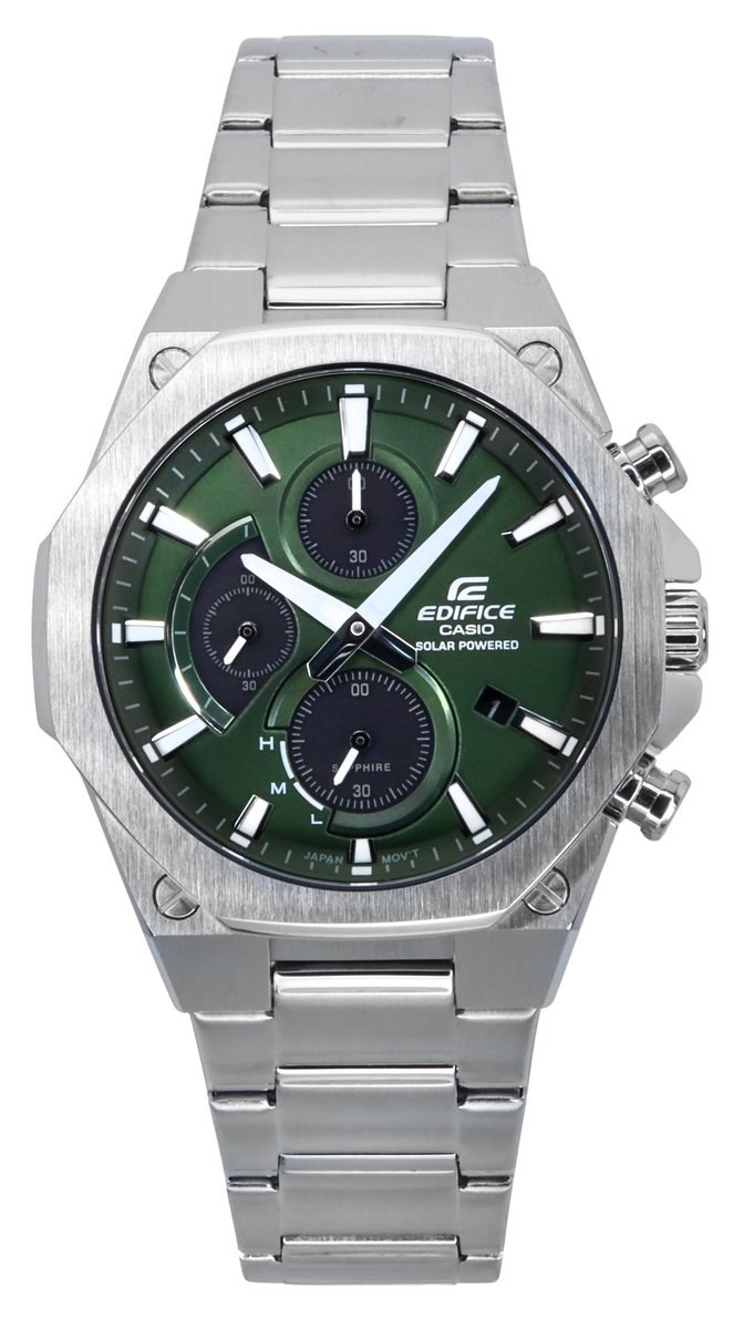 Zegarek Casio Edifice Slim Line Analog Chronograph Stainless Steel ...