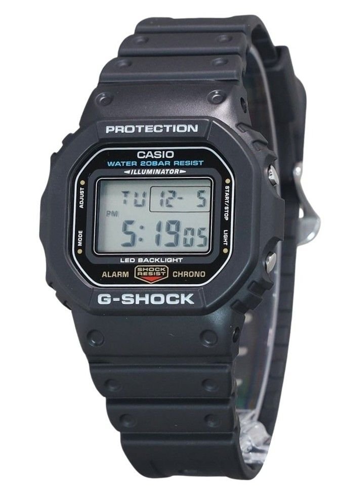 Zegarek Casio G-Shock Digital Resin Strap Quartz DW-5600UE-1 200M Men's ...